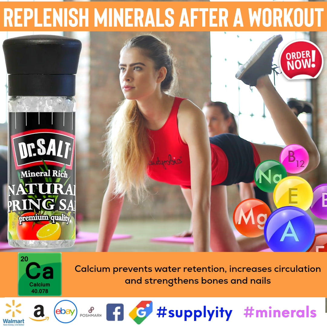 Dr.Salt Rich Mineral Natural Spring Sea Salt Grinder – supplyity