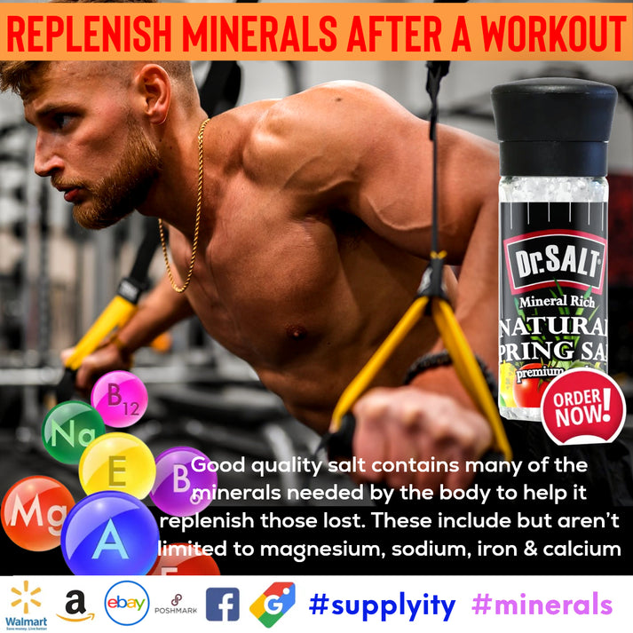 Dr.Salt Rich Mineral Natural Spring Sea Salt Grinder – supplyity